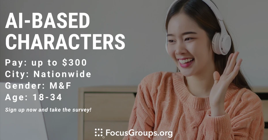 Interview on AI-based Characters - FocusGroups.org