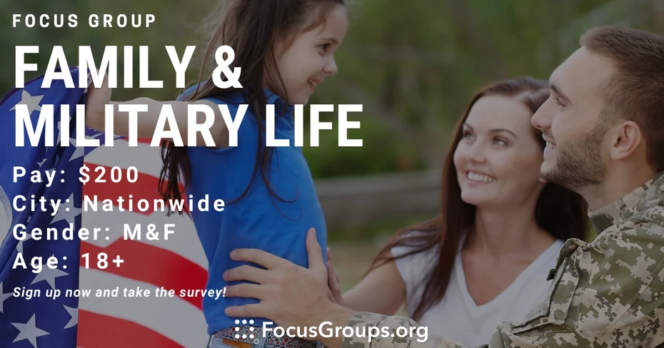 Focus Group for Military Spouses on Family & Military Life ...