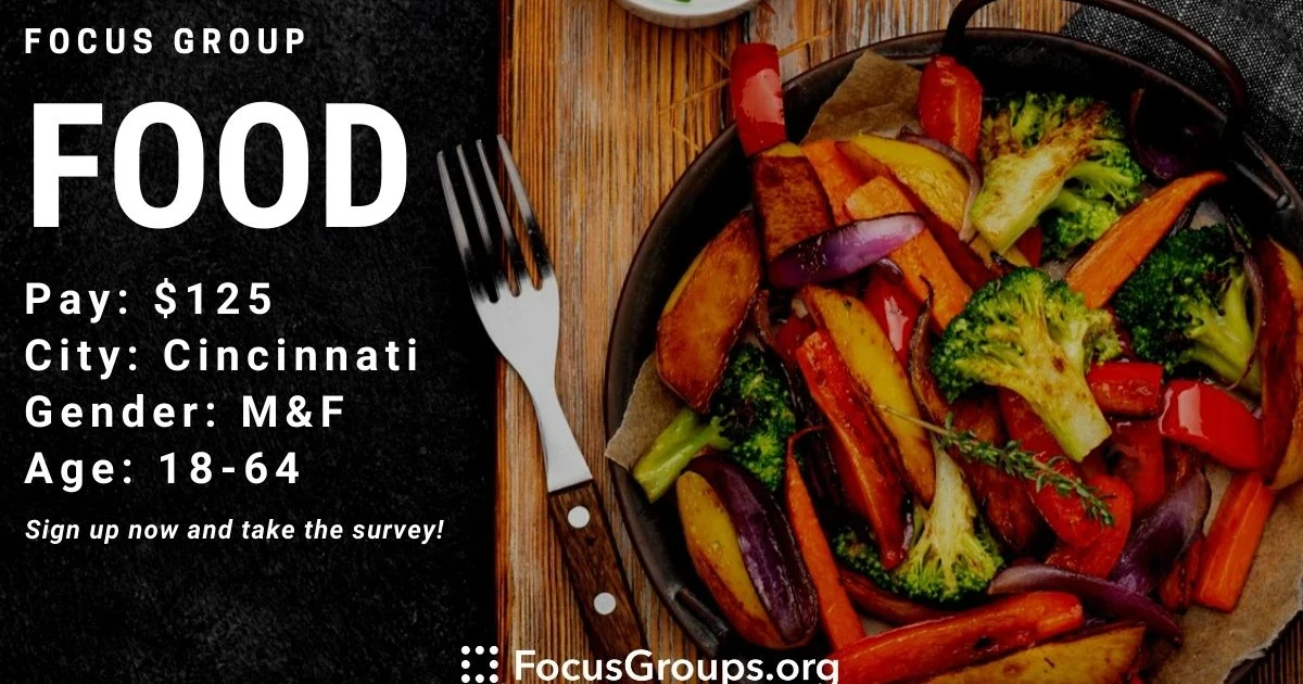 Focus Group on Food in Cincinnati - FocusGroups.org