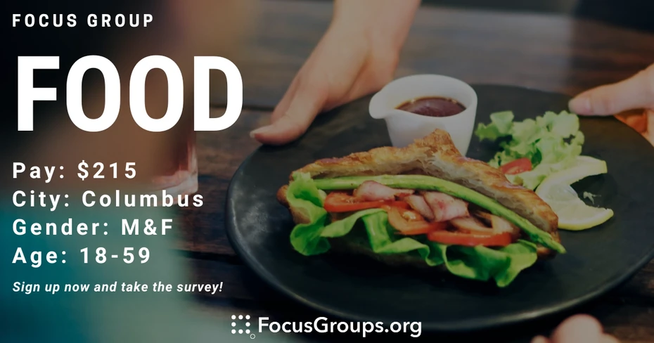 Focus Group on Food in Columbus - FocusGroups.org
