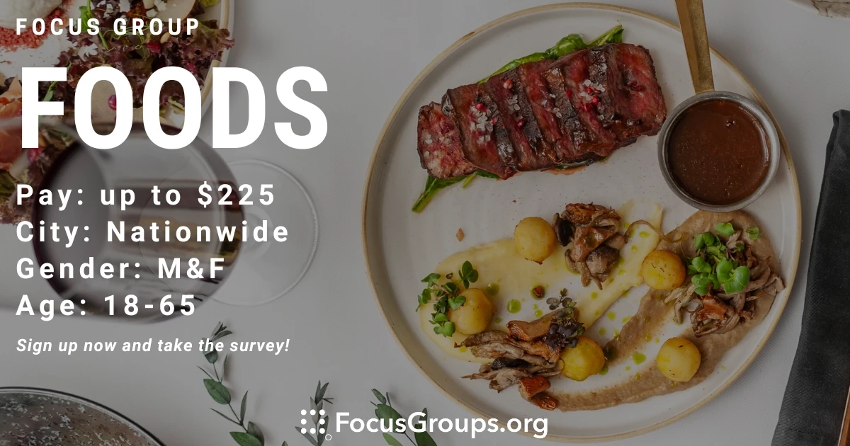 Focus Group on Foods - FocusGroups.org