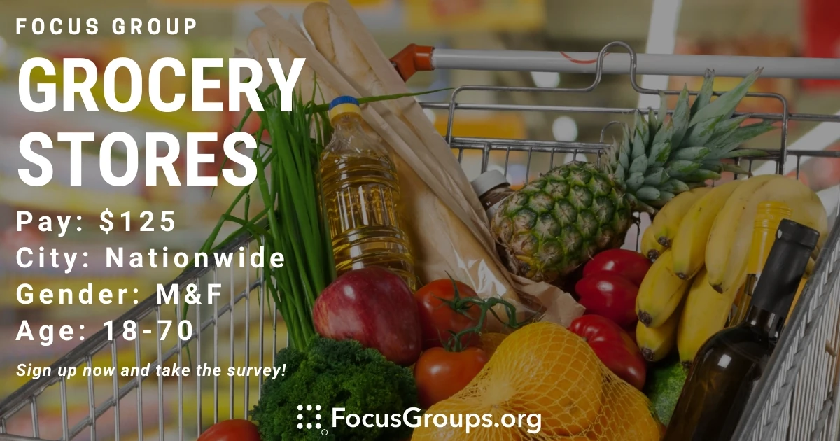 Focus Group on Grocery Stores - FocusGroups.org