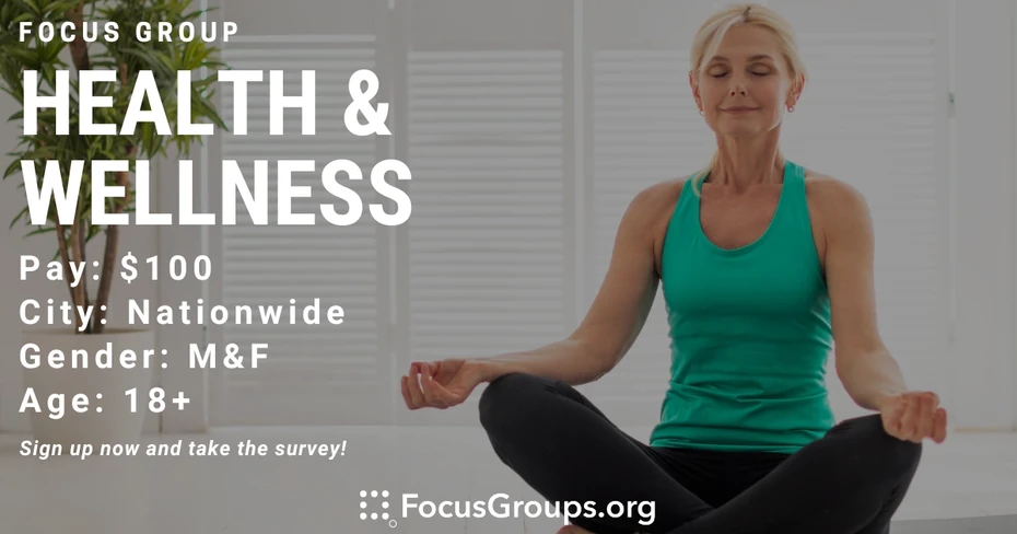 Focus Group on Health & Wellness - FocusGroups.org