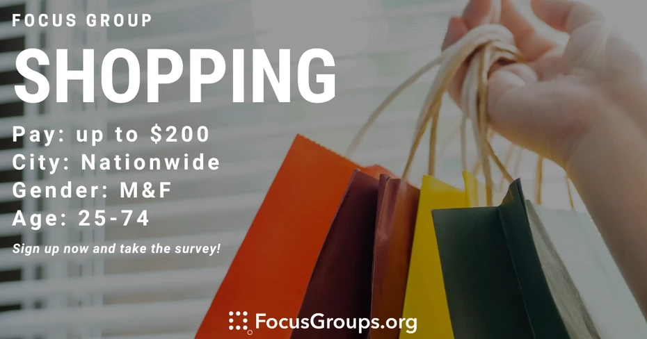 Focus Group on Shopping - FocusGroups.org