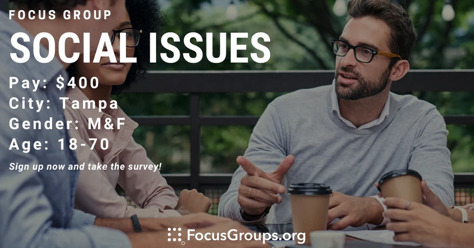 Focus Group on Social Issues in Tampa - FocusGroups.org