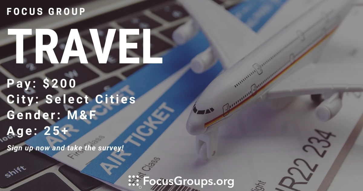 Focus Group on Travel - FocusGroups.org
