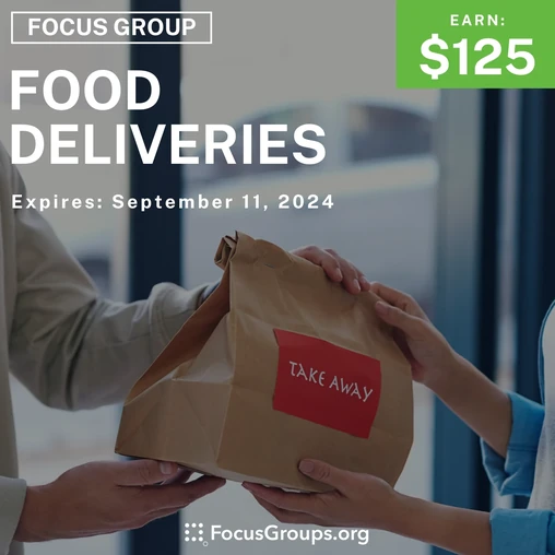 Focus Group on Food Deliveries