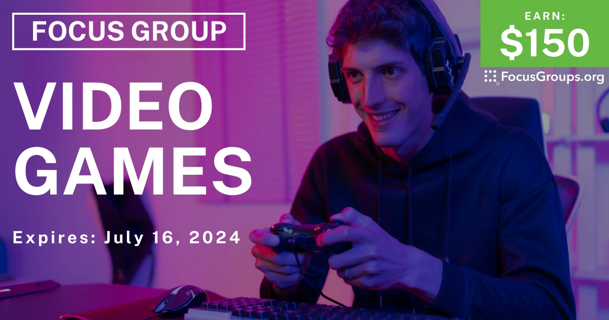 Focus Group on Video Games - FocusGroups.org