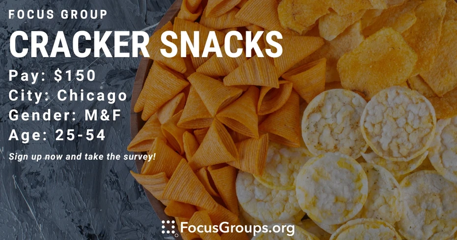 Focus Group on Cracker Snacks in Chicago - FocusGroups.org