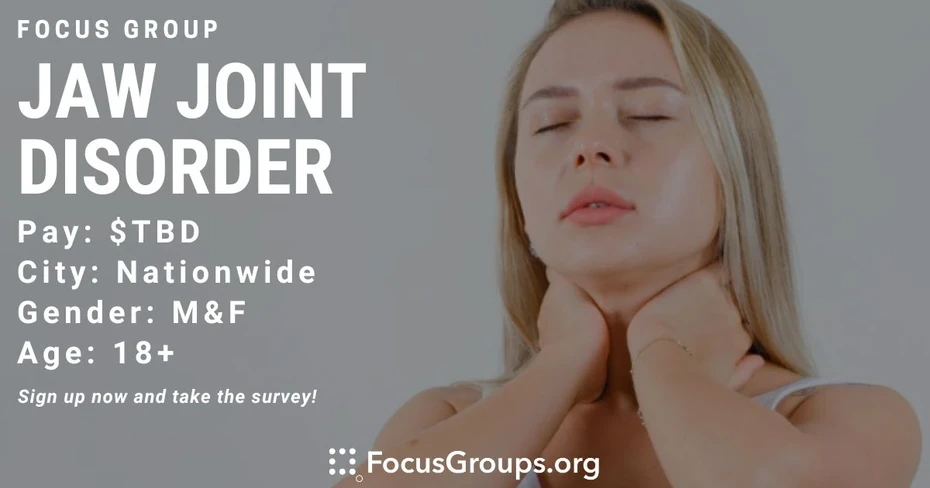 Focus Group on Jaw Joint Disorder - FocusGroups.org