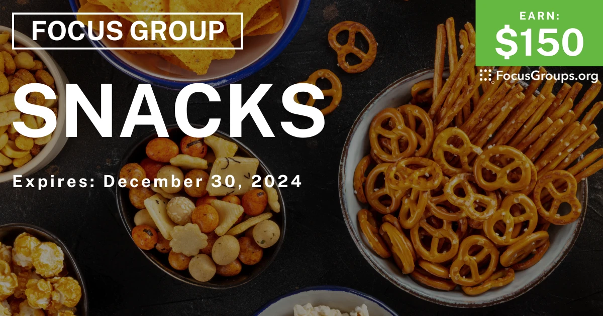 Focus Group on Snacks - FocusGroups.org