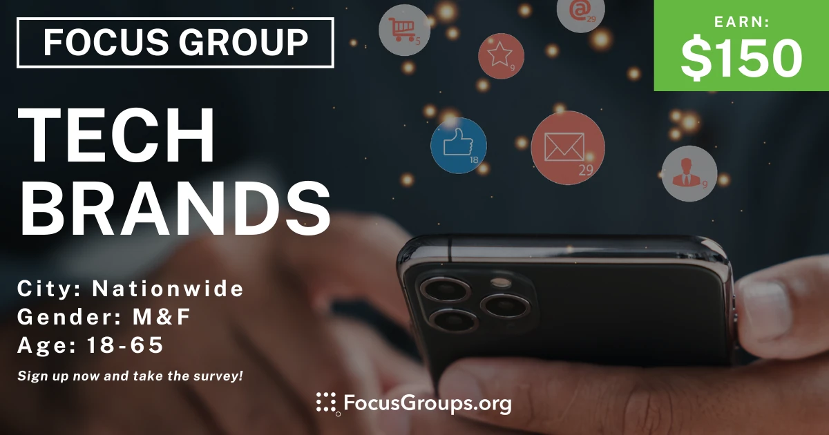 Focus Group on Tech Brands - FocusGroups.org