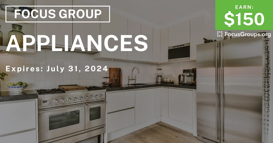 Focus Group on Appliances - FocusGroups.org