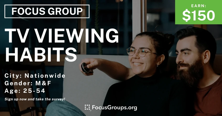 Focus Group on TV Viewing Habits - FocusGroups.org