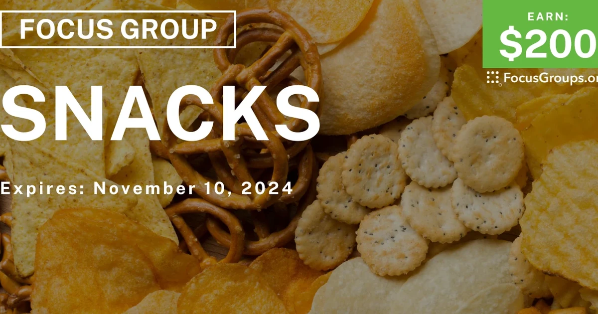 Focus Group on Snacks - FocusGroups.org