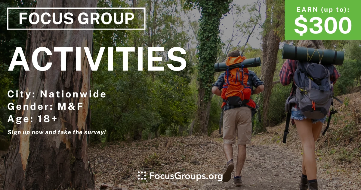 Focus Group on Activities - FocusGroups.org