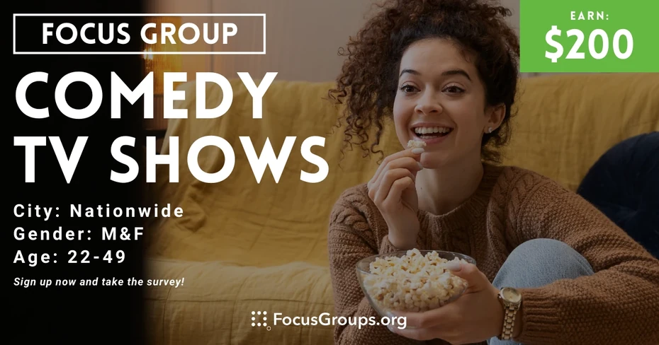 Focus Group on Comedy TV Shows - FocusGroups.org