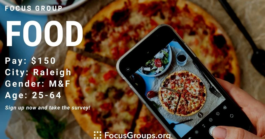 Focus Group on Food in Raleigh - FocusGroups.org