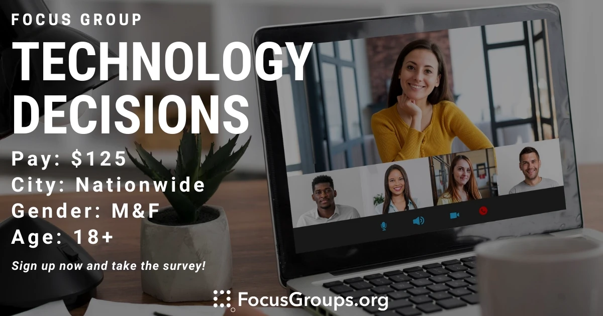 Focus Group on Technology Decisions - FocusGroups.org