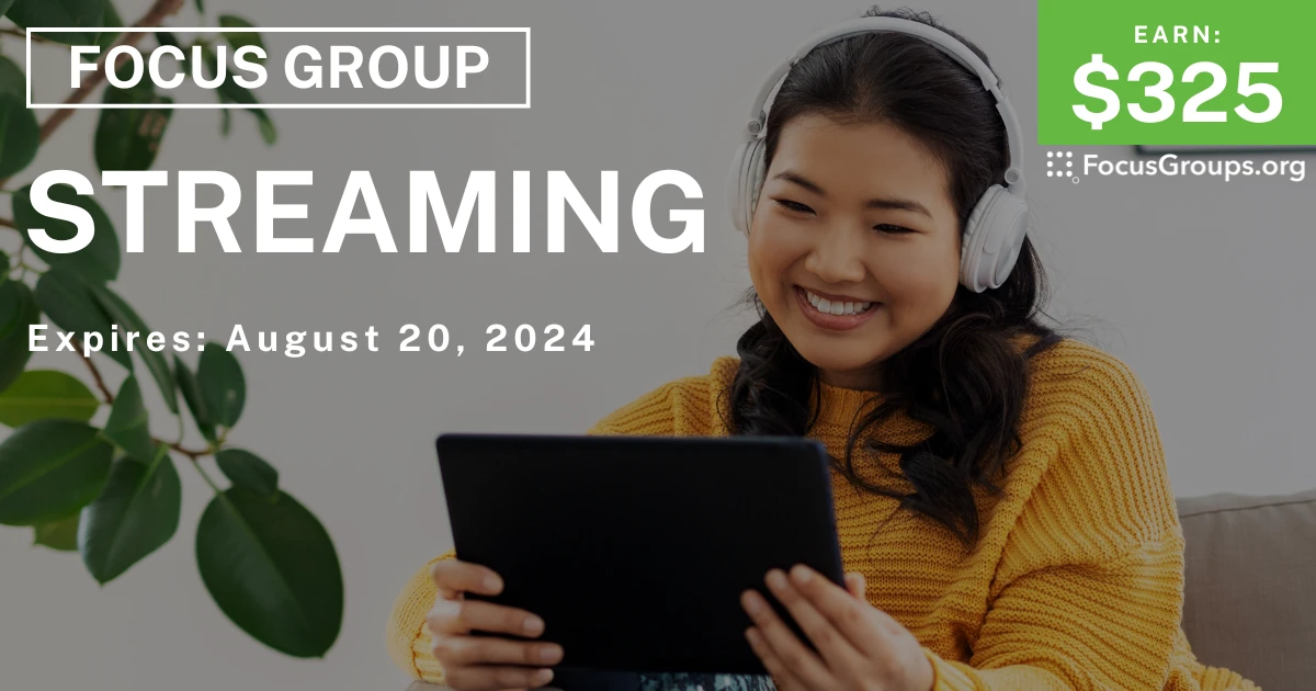 Focus Group on Streaming - FocusGroups.org