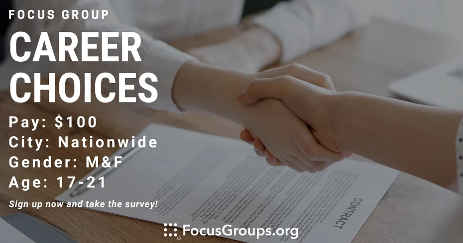 Focus Group on Career Choices - FocusGroups.org