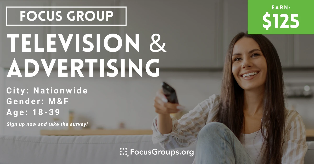 Focus Group on Television & Advertising - FocusGroups.org