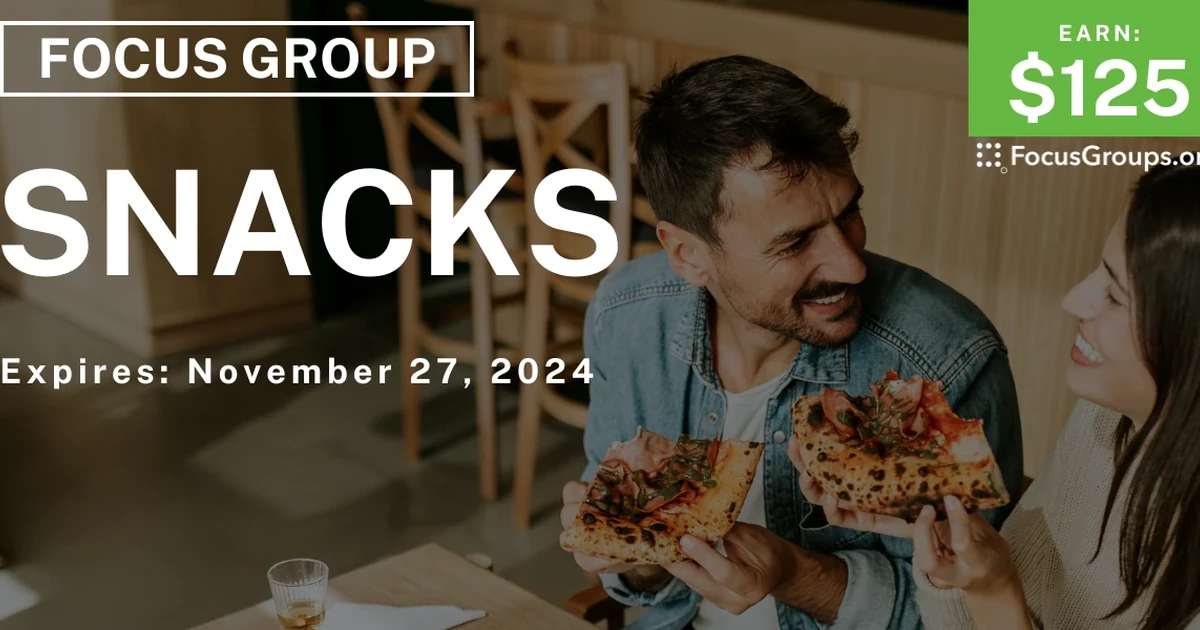 Research Study on Snacks - FocusGroups.org