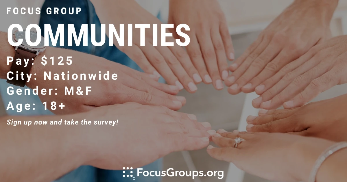 Focus Group on Communities - FocusGroups.org