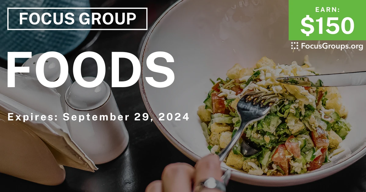 Focus Group on Foods - FocusGroups.org