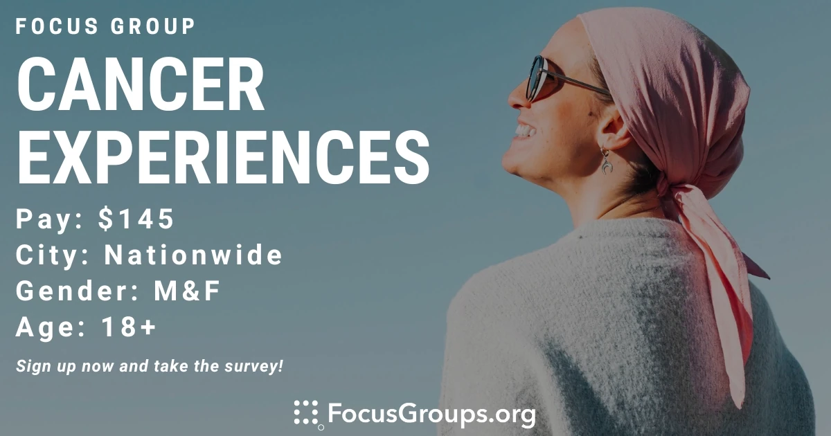Focus Group on Cancer Experiences - FocusGroups.org
