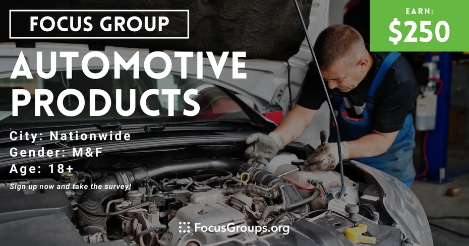 Focus Group on Automotive Products - FocusGroups.org