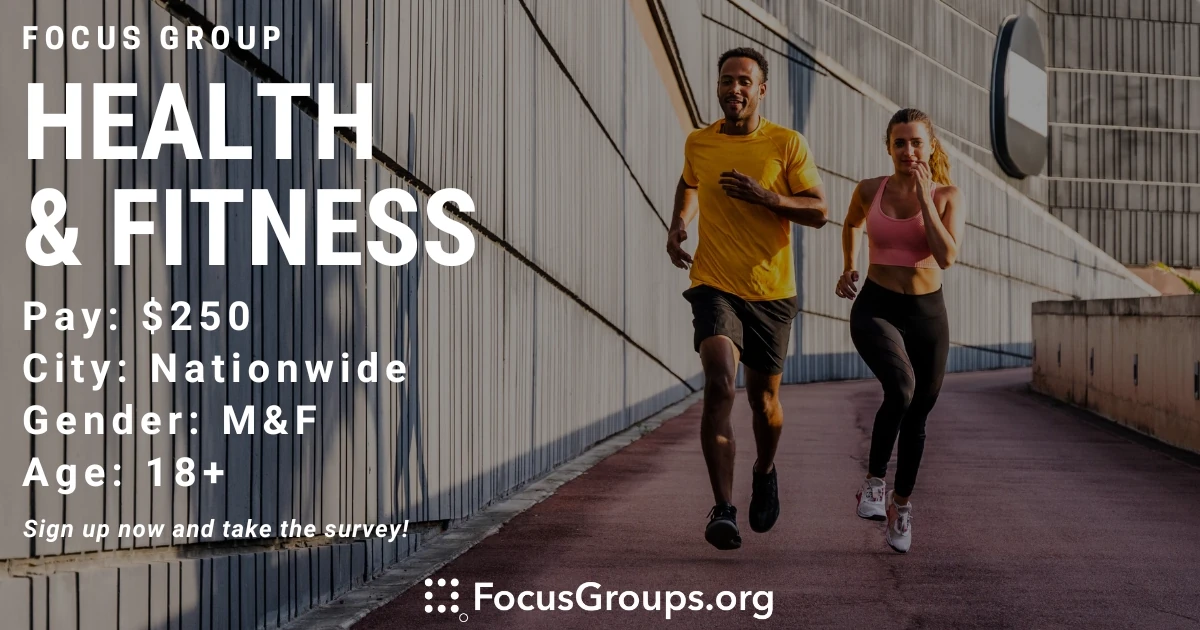 Focus Group on Health & Fitness - FocusGroups.org