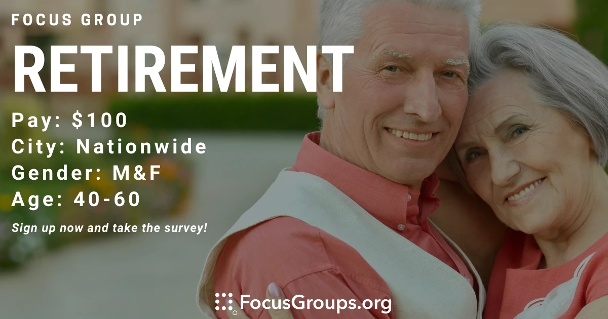 Focus Group on Retirement - FocusGroups.org