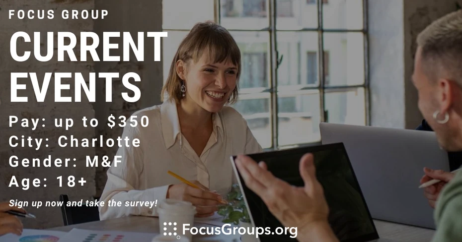 Focus Group on Current Events in Charlotte - FocusGroups.org