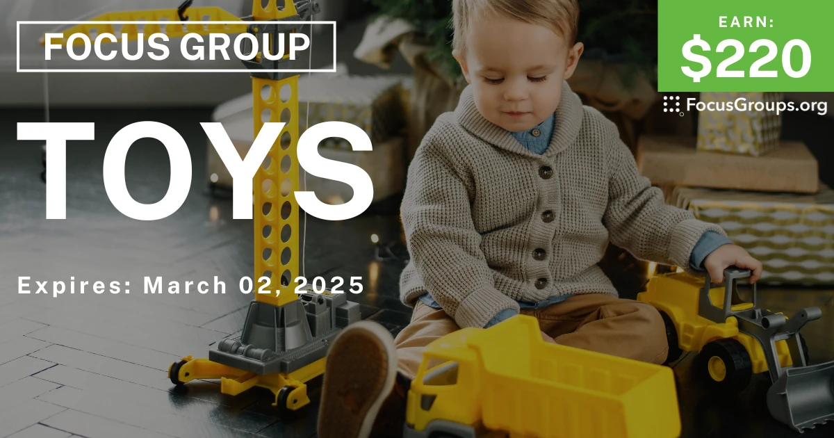 Focus Group for Parents & Kids on Toys - FocusGroups.org