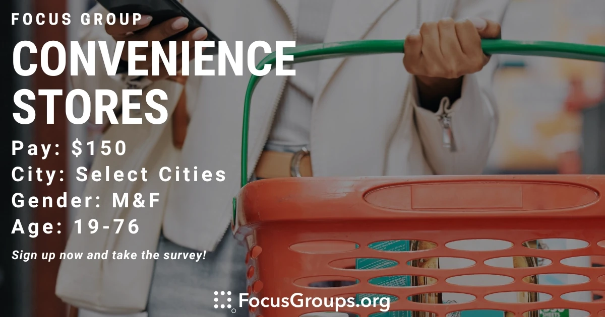 Focus Group on Convenience Stores - FocusGroups.org