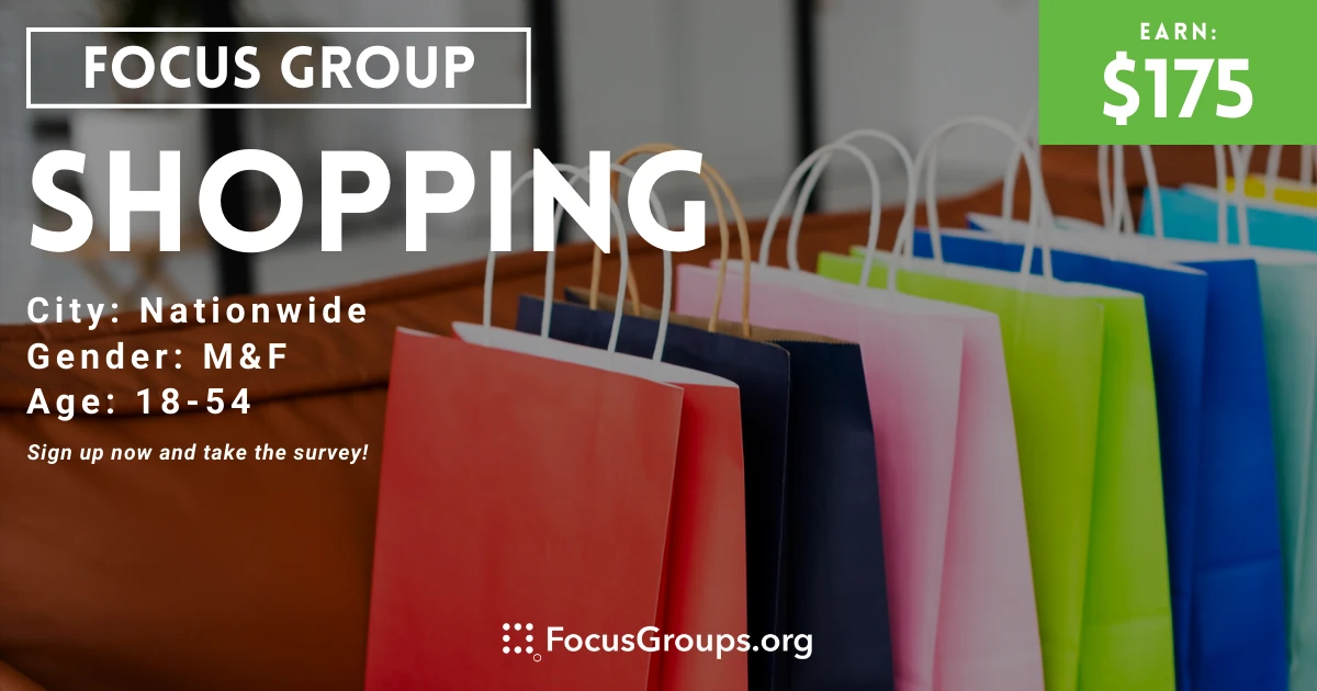 Focus Group on Shopping - FocusGroups.org
