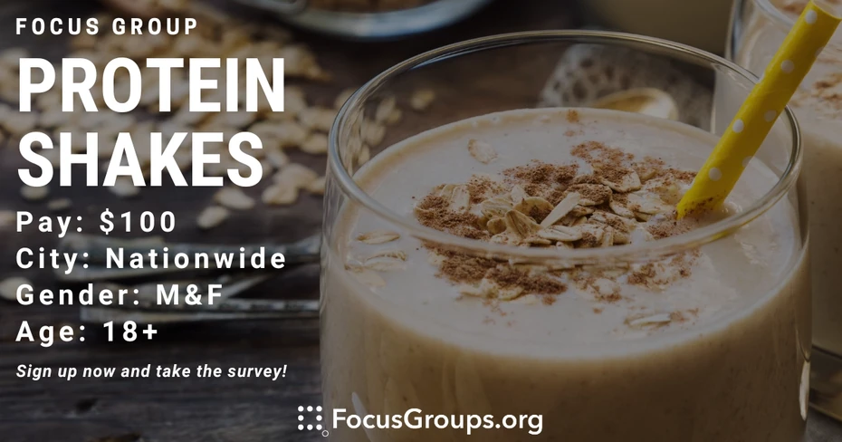 Focus Group on Protein Shakes - FocusGroups.org