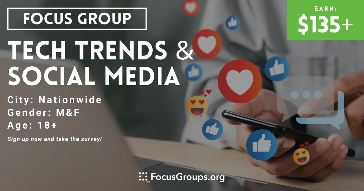 Focus Group on Technology Trends & Social Media - FocusGroups.org