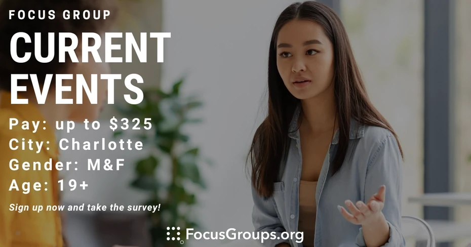 Focus Group on Current Events in Charlotte - FocusGroups.org