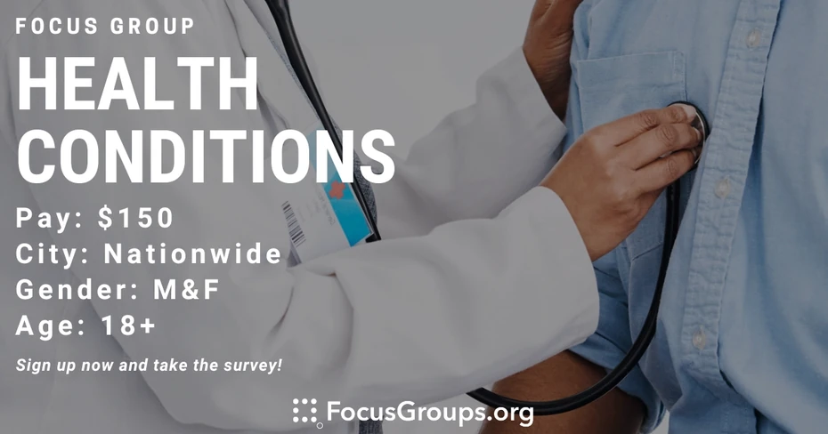 Focus Group on Health Conditions - FocusGroups.org