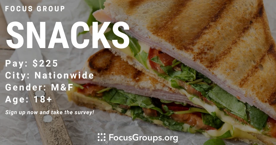 Focus Group on Snacks - FocusGroups.org