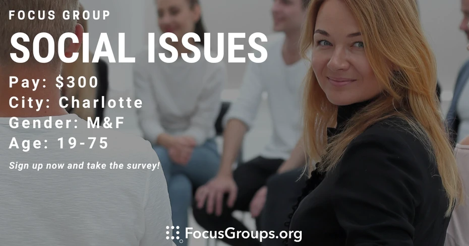 Focus Group on Social Issues in Charlotte - FocusGroups.org