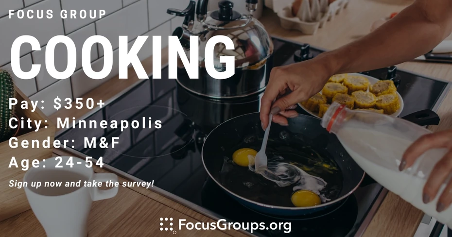 Focus Group on Cooking in Minneapolis - FocusGroups.org