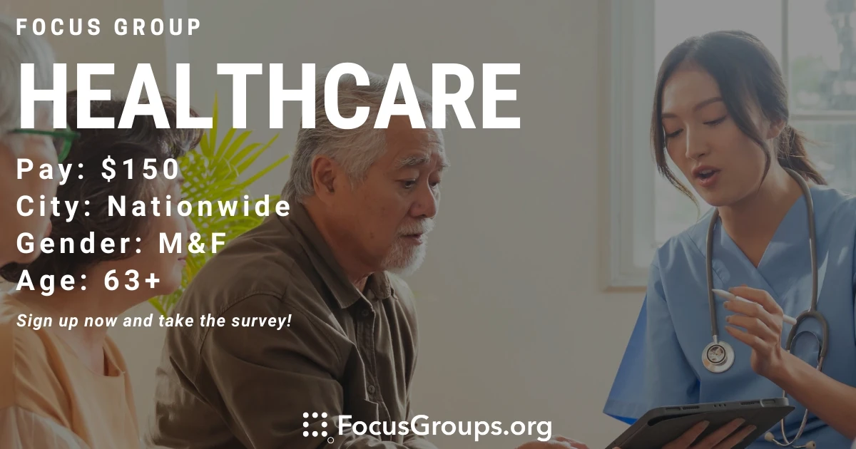 Focus Group for Seniors on Healthcare - FocusGroups.org
