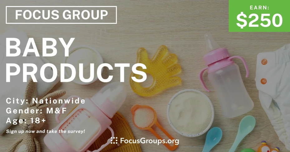 Focus Group on Baby Products - FocusGroups.org
