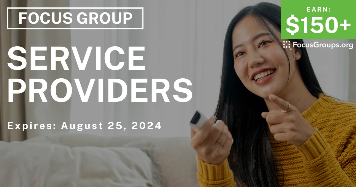 Focus Group on Service Providers - FocusGroups.org