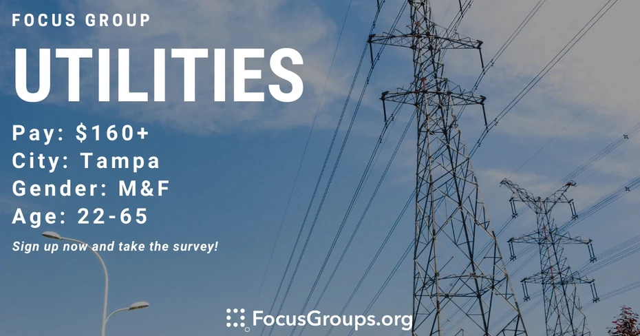 Focus Group on Utilities in Tampa - FocusGroups.org
