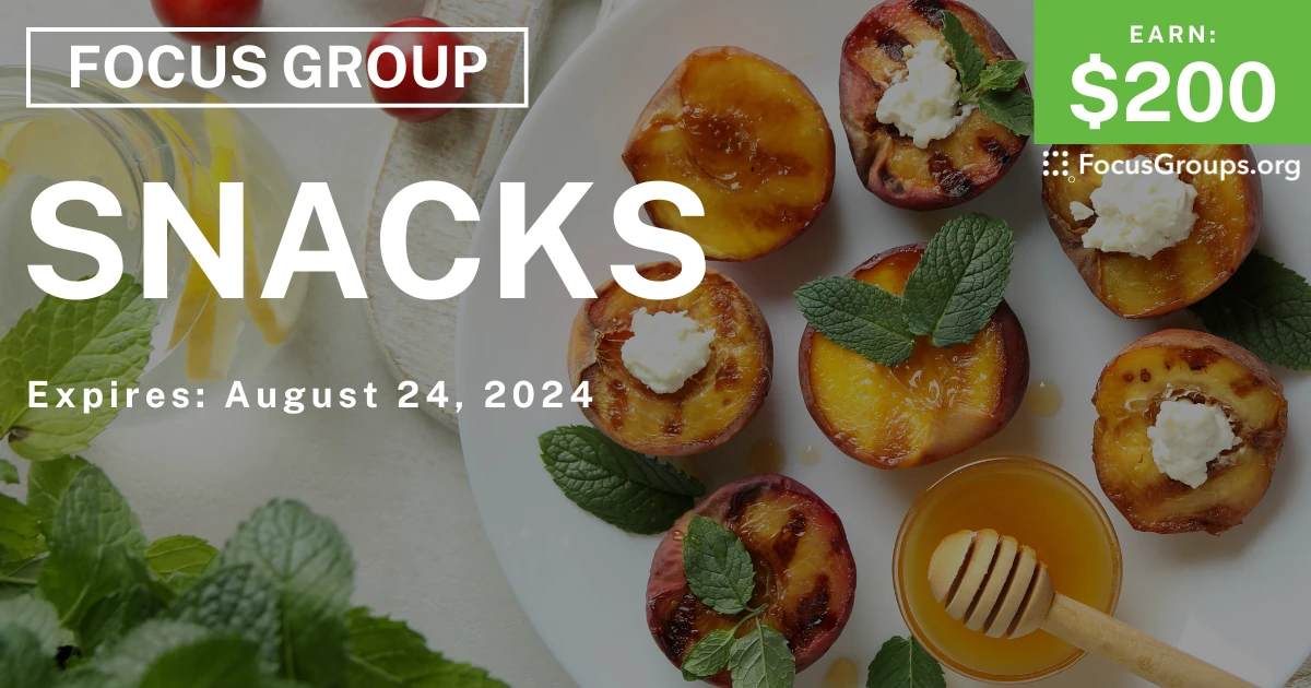 Focus Group on Snacks - FocusGroups.org
