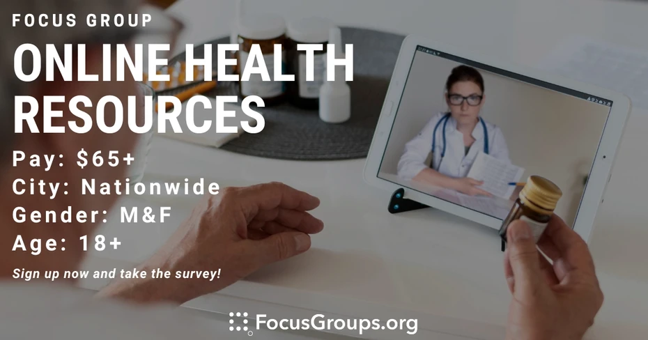 Focus Group on Online Health Resources - FocusGroups.org